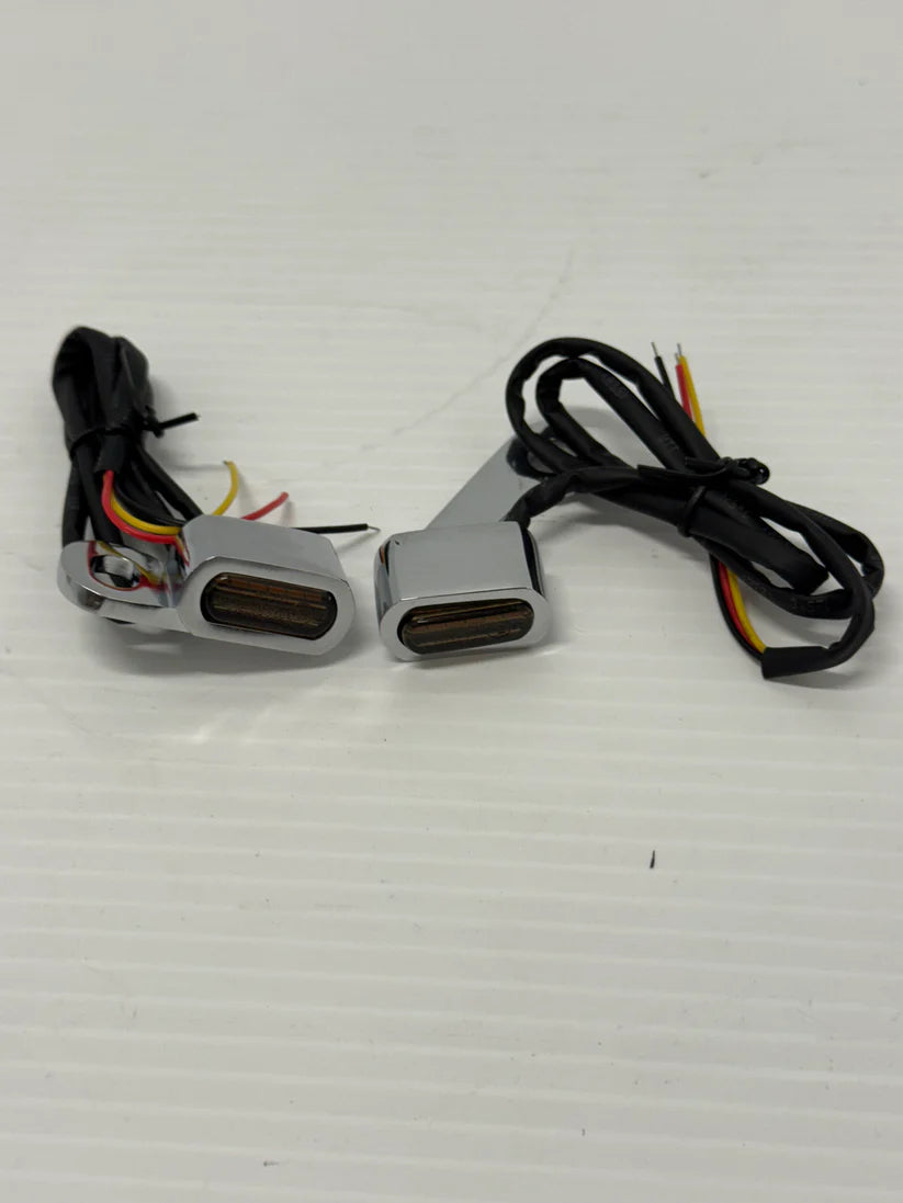 2015-2024 SOFTAIL / 2009-2017 TOURING UNDERPERCH INDICATORS CHROME- Bi ...